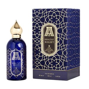 attar collection khaltat night - cherry sweet fragrance - eau de parfum - cherry, red apple, vanilla, patchouli & musk - perfume for women & men - 100ml/3.4fl oz