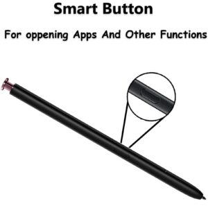 Burgundy Galaxy S22 Ultra S Pen withBluetooth for Samsung Galaxy S22 Ultra 5G Stylus Pen Replacement Remote Control for Samsung Galaxy S22 Ultra S Pen