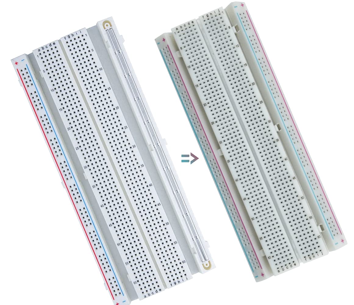 California JOS 1 PCS Breadboard 830 Point Solderless Prototype PCB Board Kit for Arduino Proto Shield Distribution Connecting Blocks