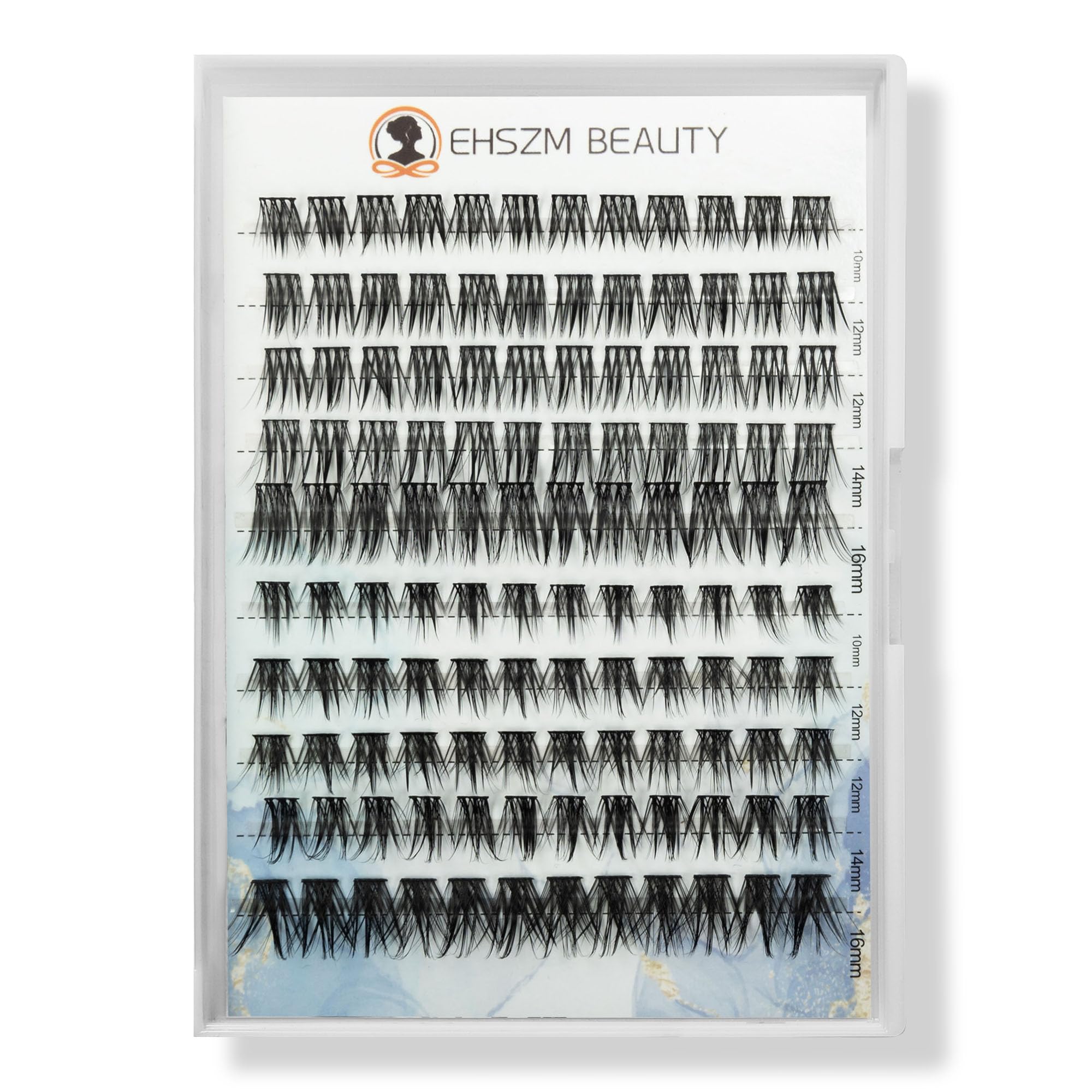 Wispy Natural Look,10mm,12mm,14mm,16mm(10-16mm) D Curl Lash Clusters,Multi-Styles,Individual lash Extensions,Lightweight, Easy to Apply,Suitable for Any Occasion,EHSZM BEAUTY(Natural+Common)