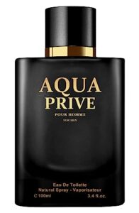 tokuyo cologne for men aqua prive natural spray classic long lasting scent wonderful fragrance gift eau de toilette men perfume for daily use 3.4 fluid ounce, 3.40 fl oz (pack of 1)