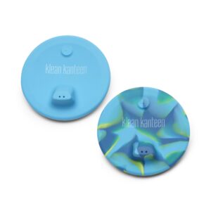 klean kanteen blue tie dye kid's sippy cup lid 2ct, 2 ct