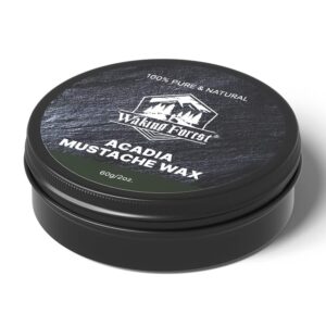 Mustache Wax for Men Medium Hold Beard Wax Tam Mustache Natural Look Moustache Wax for Men 2oz Natural Scented Beard Grooming Kit for Men Groom Moisturizes Beard and Skin Easy to Apply and Clean