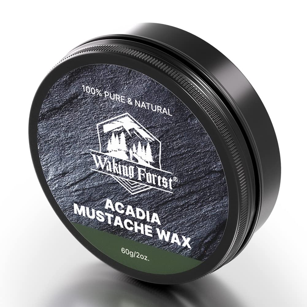 Mustache Wax for Men Medium Hold Beard Wax Tam Mustache Natural Look Moustache Wax for Men 2oz Natural Scented Beard Grooming Kit for Men Groom Moisturizes Beard and Skin Easy to Apply and Clean