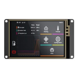 bigtreetech tft35 spi v2.1 touch screen display 3.5 inches smart controller panel use with cb1 + btt manta e3ez / manta m8p / manta m4p / manta m5p to run klipper