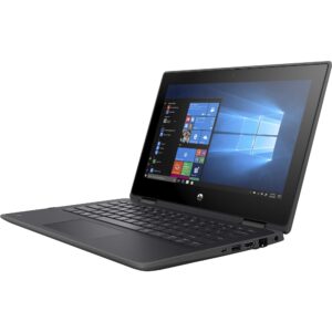 hp probook x360 11 g5 11.6" 2-in-1 touchscreen (intel 4-core celeron n4120, 4gb ram, 128gb ssd, webcam) ruggedized, water resistant, education convertible laptop, win 10 (renewed)