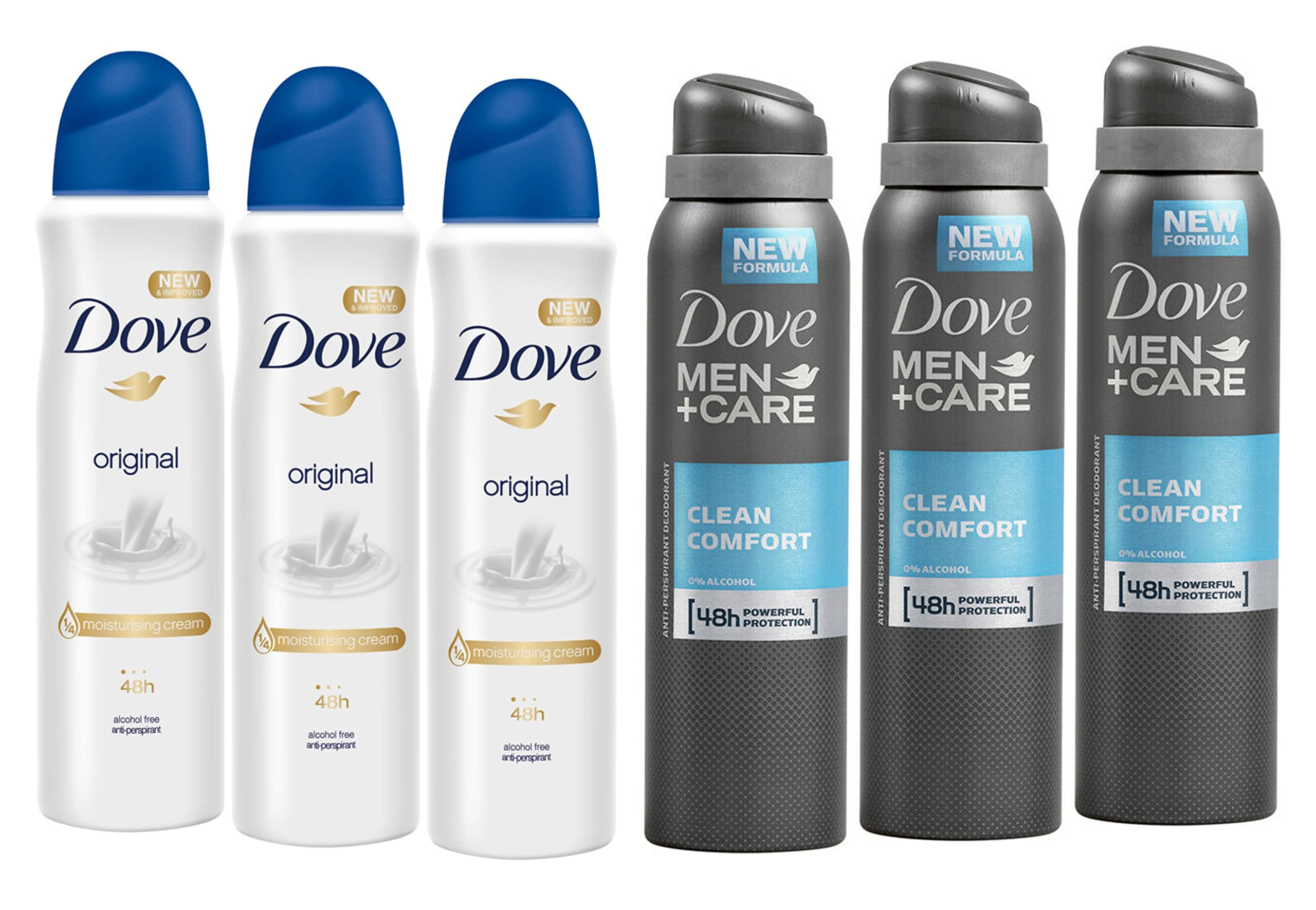 Dove Deodorant (Pack of 6) 5.07 Oz