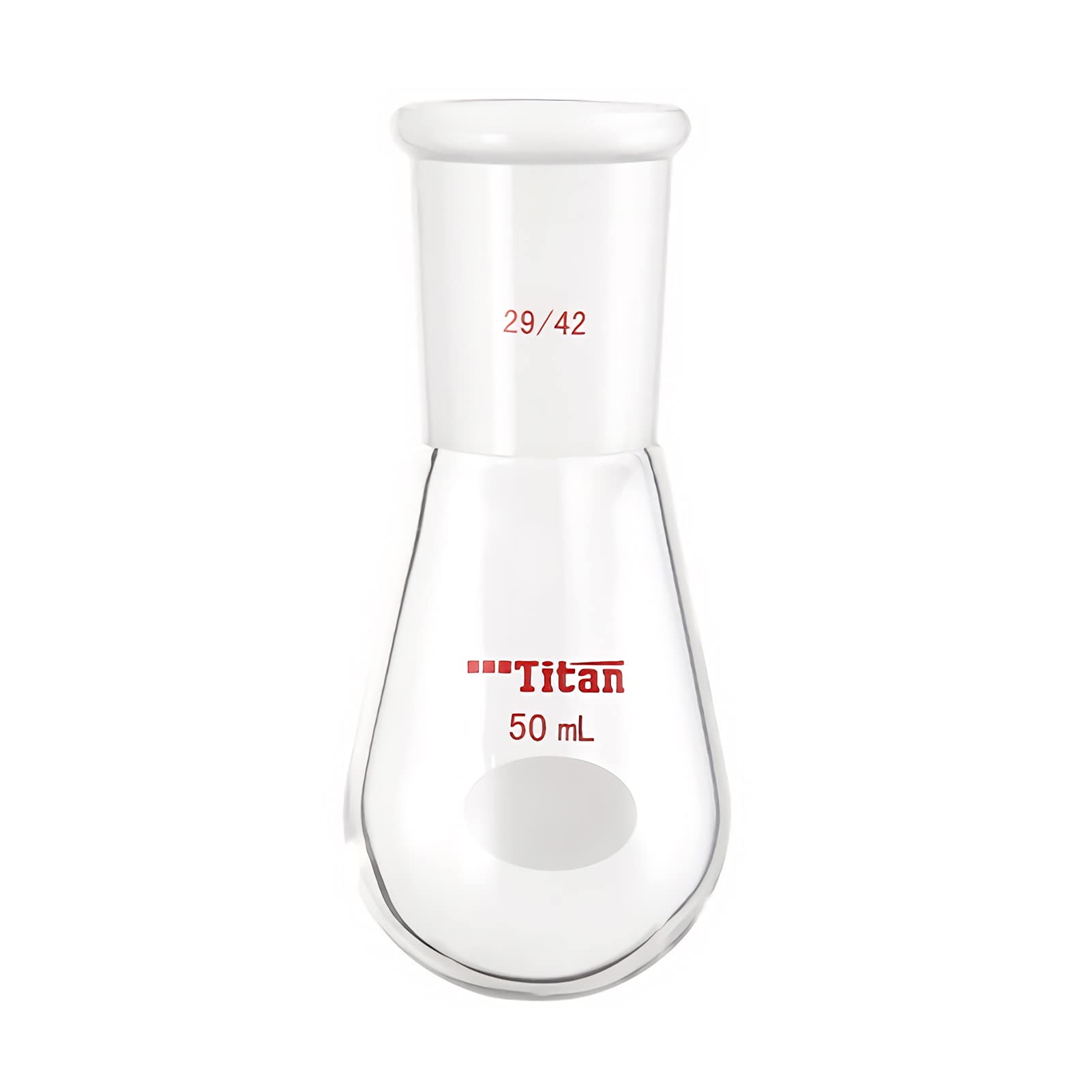 JRLGD 50ml Recovery Flask Heavy Wall Rotary Evaporator Flask with 29/42 Joint, Borosilicate Glass