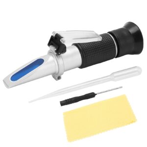 vomeko portable brix meter high accuracy handheld portable syrup refractometer - portable molasses refractometer for measuring brix and honey concentration between 28-62%