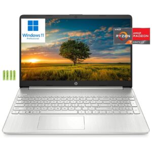 hp 15 15.6" hd business laptop computer [windows 11 pro], octa-core amd ryzen 7 5700u (beat beats i7-10510u), 32gb ram, 1tb pcie ssd, numeric keypad, wi-fi 6, hdmi, usb, long battery life, w/battery