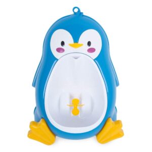 macimo baby boy potty penguin children stand vertical urinal pee infant toddler wall-mounted blue