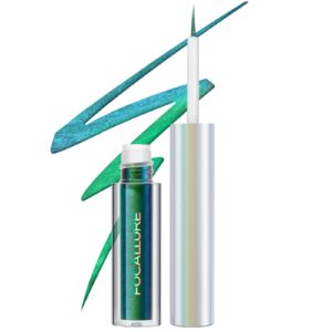 focallure chameleon liquid eyeliner,intense color shifting eyeliner pen,metallic multi-reflective finish,sweatproof,smudge-proof,ultra-fine tip,aqua baby