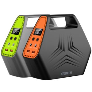 enoflo power bank with ac outlet 26400mah portable power station 97wh solar generator battery pack portable laptop charger 100w portable power bank 110v battery bank laptop battery charger portable