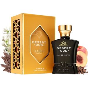 h habibi desert oud arabian fragrance for men - floral, woody, patchouli cologne for men - warm, sweet & spicy niche eau de parfum men - blended with rare exotic notes made in usa