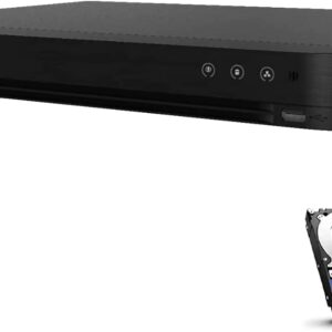 HIKVISI0N iDS-7216HQHI-M2/S 2TB Hard Drive Included, 16 Channel 2MP 1080P Turbo HD DVR, 4K HDMI Output, Compatible with Hikvison 4MP or Lower Resolution Coax TVI Cameras, Hik-Connect App