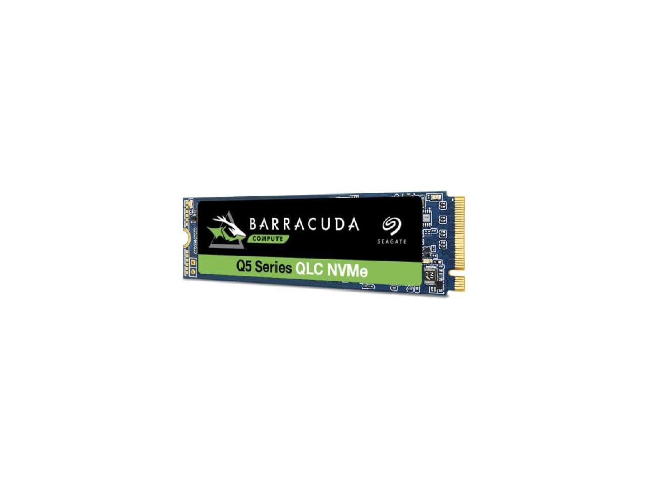 Seagate Barracuda Q5 500GB Internal SSD - M.2 NVMe PCIe Gen3 ×4, 3D QLC for Desktop or Laptop (ZP500CV3A001/ZP500CV30001) Renewed