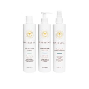 innersense organic beauty - natural hydrate trio set | non-toxic, cruelty-free, clean haircare (perfect for dry, coarse + thirsty hair)