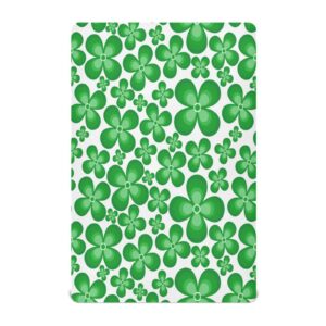 kigai shamrock stretchy fitted crib sheets soft and breathable portable crib mattress topper for boys and girls 28x52 in