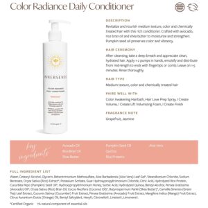 INNERSENSE Organic Beauty - Natural Color Awakening Hairbath Shampoo + Color Radiance Conditioner | Non-Toxic, Cruelty-Free, Clean Haircare (10 fl oz | 296 ml)