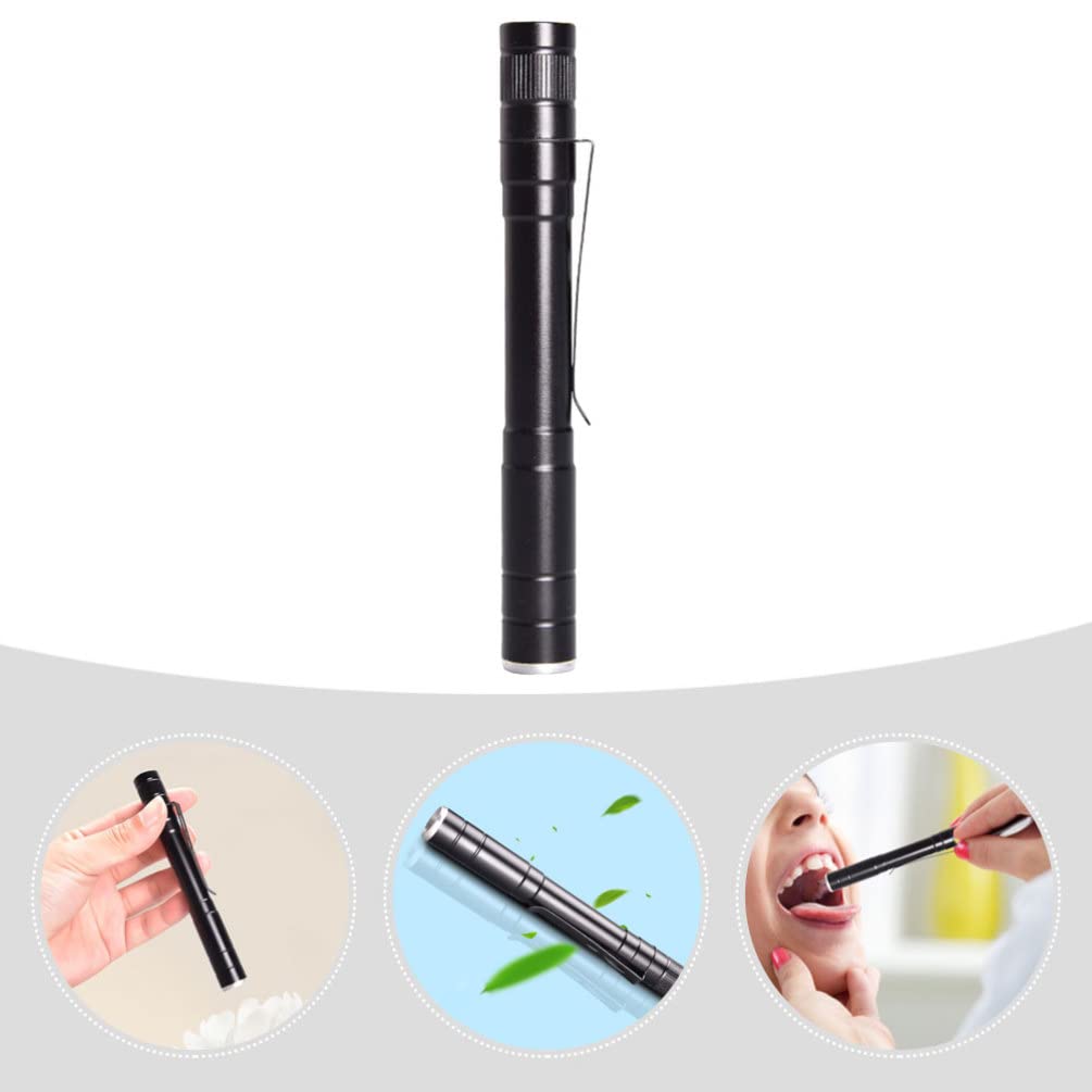 FOMIYES Miniature Torch Pupil Pen Light Pen with Light Rechargeable Flashlight Pen Eye Pen Mini Handheld Torch Mini Light Mechanic Flashlight Medical Aluminum Alloy