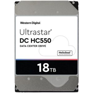 western digital ultrastar dc hc550 18 tb hard drive - 3.5" internal - sas (12gb/s sas) (renewed)