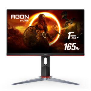 aoc 27g2sp-b 27" 1920x1080 165hz frameless gaming monitor - certified (renewed)