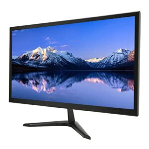 kufoo desktop monitor, hd vga input 100‑240v 16:9 1920x1080 home computer monitor 23.8 inch (us plug)