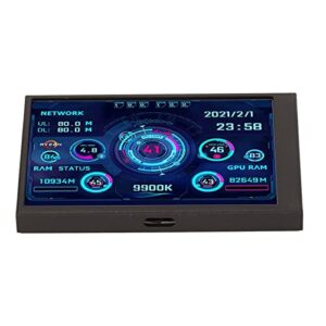 hosi pc temperature display screen, detailed information pc cpu data monitor for cpu