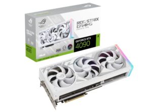 asus rog strix geforce rtx ™ 4090 white edition gaming graphics card (pcie 4.0, 24gb gddr6x, hdmi 2.1a, displayport 1.4a)