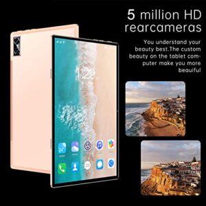 Pomya Tablet, 10 Inch IPS Screen Tablet Supports 4G Network Calls, 6G RAM 256G ROM Octa Core PC Tablet for Android 11, 5G WiFi Dual Band HD Tablet for Daily Life