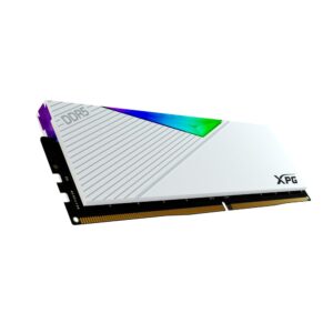 XPG Lancer RGB DDR5 6400MHz 32GB (2x16GB) CL32 UDIMM 288-Pins Desktop SDRAM DDR5 Dual Channel RAM Kit White Heatsink (AX5U6400C3216G-DCLARWH)