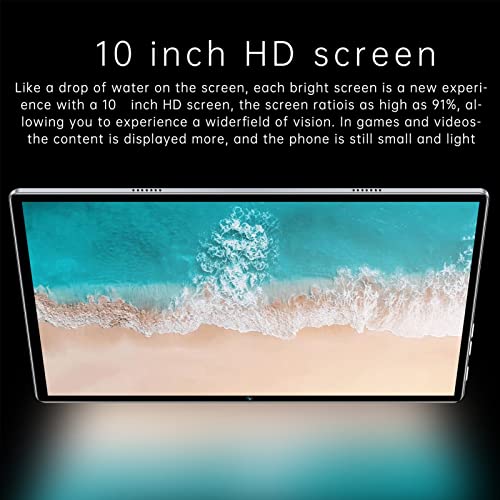 Pomya Tablet, 10 Inch IPS Screen Tablet Supports 4G Network Calls, 6G RAM 256G ROM Octa Core PC Tablet for Android 11, 5G WiFi Dual Band HD Tablet for Daily Life