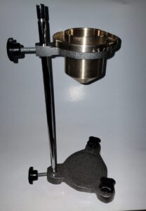 spancare heavy cast iron stand b6 with portable ford cup b-4 liquid flow meter viscometer