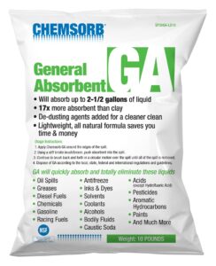 chemsorb ga - general absorbent, 10 pound bag