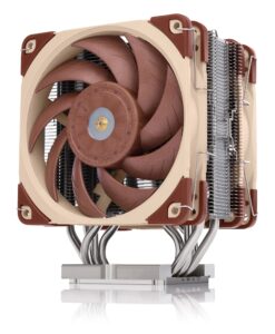 noctua nh-u12s dx-4677, premium cpu cooler for intel xeon lga4677 (120mm, brown)