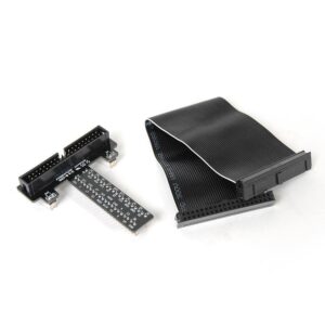 multicomp pro breakout board, gpio breakout board for raspberry pi, with cable