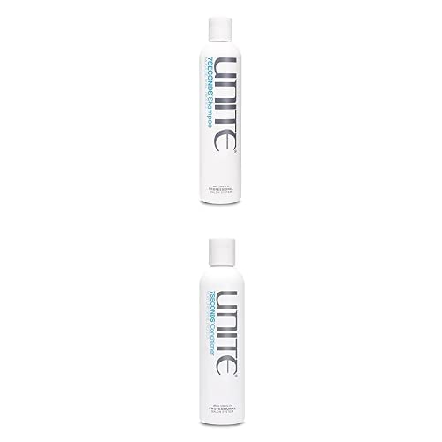 UNITE Hair 7SECONDS Daily Duo - 7SECONDS Shampoo, 10 fl.Oz with 7SECONDS Conditioner 8 fl.Oz (2 Items)