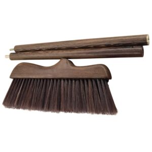 cabilock thick broom restaurant cleaning broom trash clean broom room cleaning broom pretend play broom portable cleaning brush soft bristle broom manual wooden easy to carry office natural