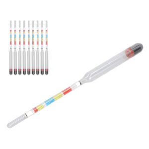 catoo homebrew hydrometer, 20 range, 0.05 accuracy, easy to observe, 3 scales, homebrew indicator, sensitive response