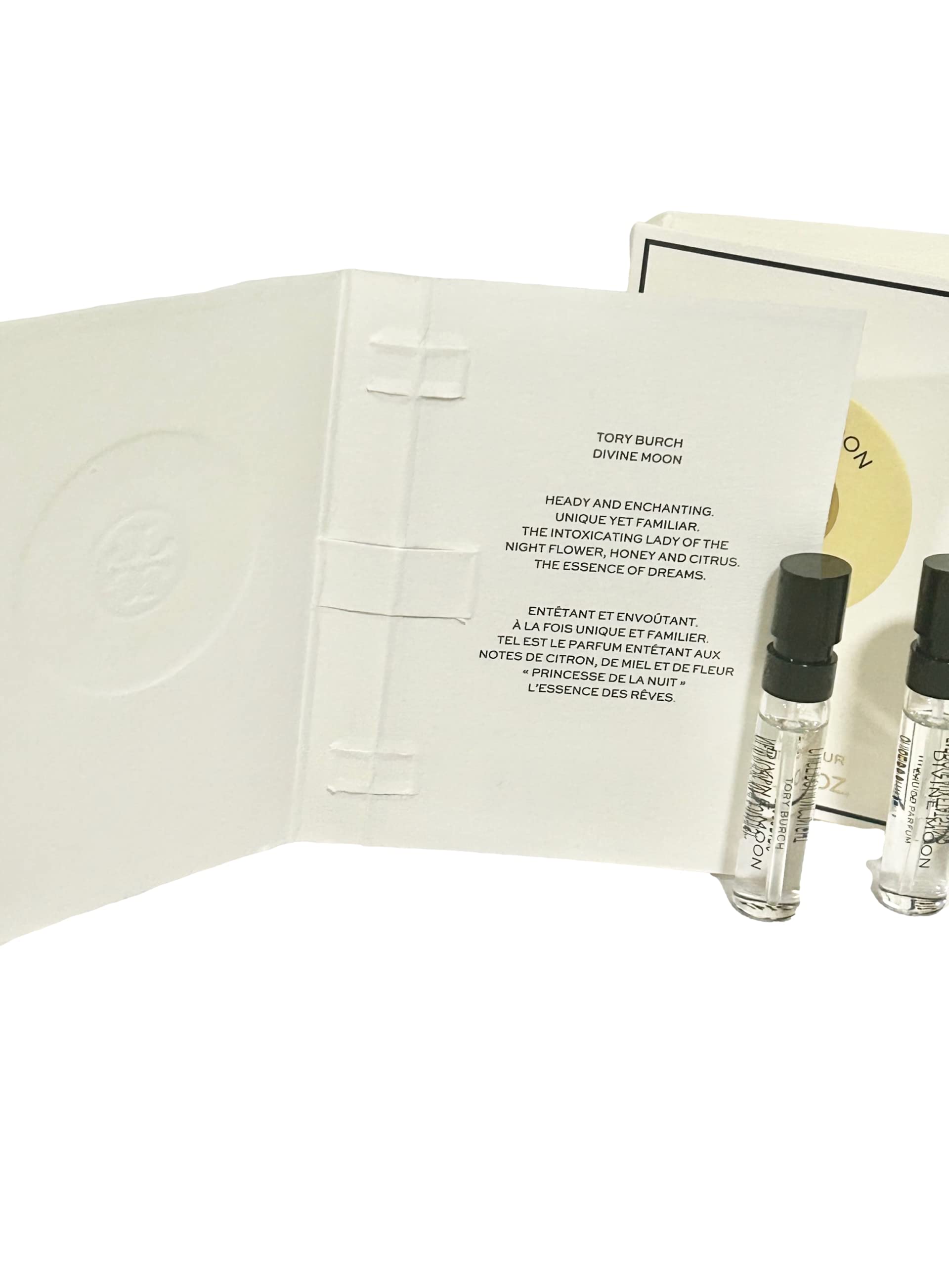 Tory Burch Divine Moon Eau De Parfume Sample Spray Women Perfume 1.5 ml / 0.05 oz (set of 3)