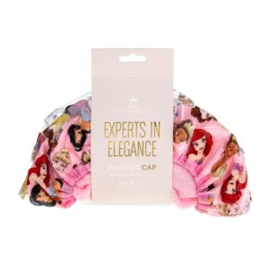 mad beauty disney princess shower cap | water repellent | keeps hair tucked away during beauty routine | cruelty-free cosmetics | skincare gifts for women, adults, and kids