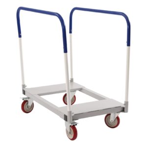 panel cart dolly, 20" w x 35" h panel truck cart with steel frame, heavy duty platform truck cart with 1500 lbs capacity and 5 inch casters for factory warehouses, garage, workshop (35 x 20 in)