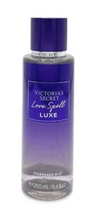 victoria's secret love spell luxe fragrance mist, purple, 8.40 fl oz (pack of 1), 8.4 fluid_ounces