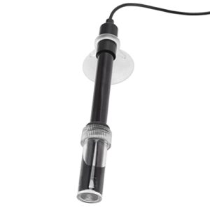 mxzzand electrode probe connector, small portable black easy to use ph electrode probe connector high sensitivity for aquariums