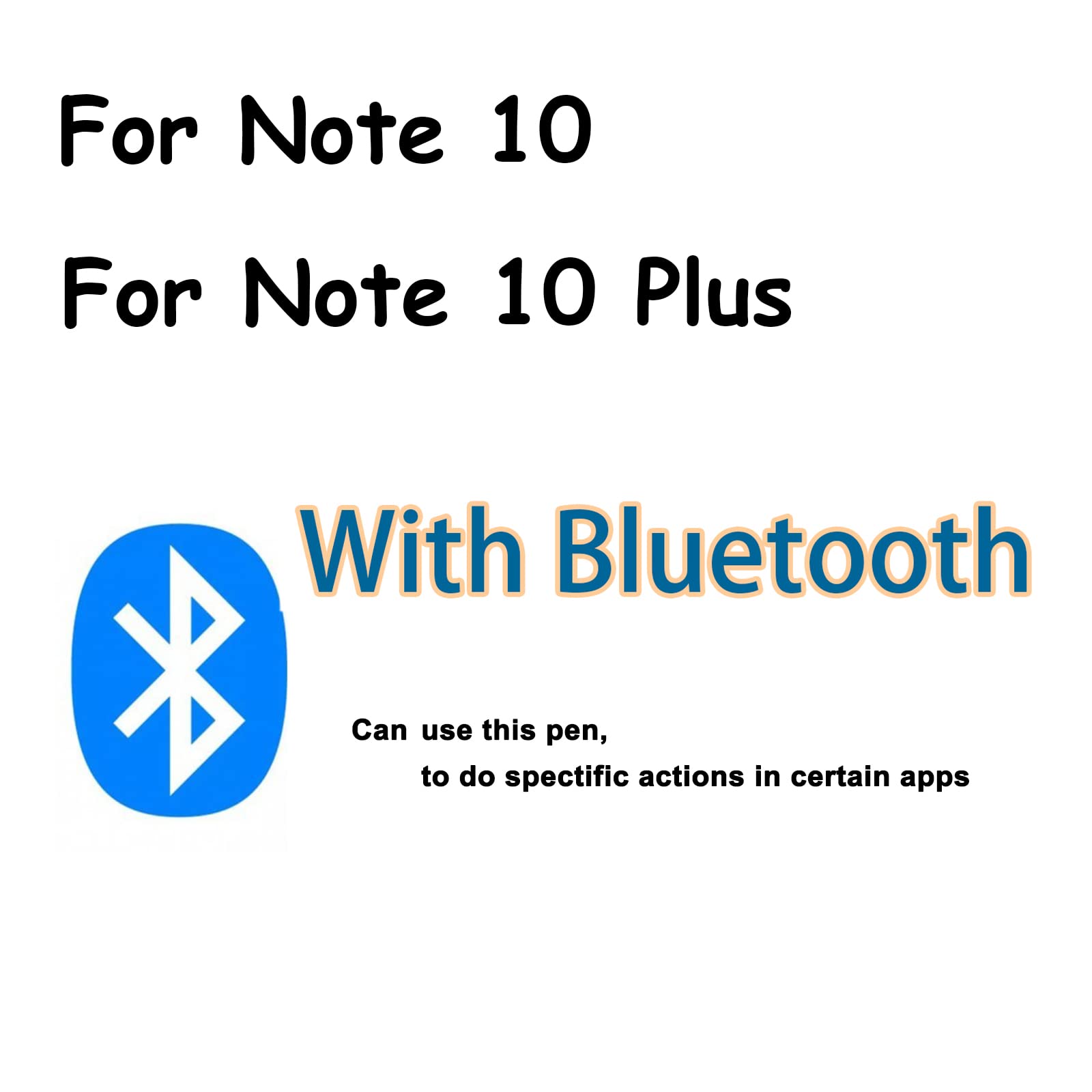 Note 10 S Pen withBluetooth Note 10 Stylus Pen Replacement for Samsung Galaxy Note10/ Note 10+ Note 10 Plus and Note 10 5G S Pen(Aura Black)