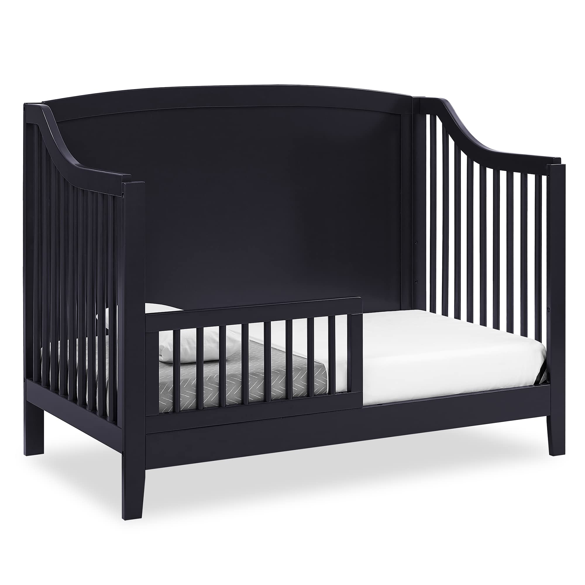 Delta Children Campbell 6-in-1 Convertible Crib - Greenguard Gold Certified, Midnight Grey