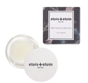 elvis+elvin solid perfume natural fragrance for women and man (driftwood & sea salt)