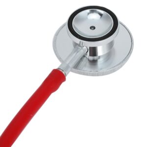 Monitoring Stethoscope, 2 Set Dual Head Stethoscope for Doctor Nurse Veterinarian Student Health Care Device(Red)