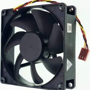 by Sunon EE92251S3-D020-C99 PVA092G12M Rear Case Computer Cooling Fan for Dell Vostro 200 400 430 460 470 Mini Tower RKC55 X755M XPS 8300 8500 8700 DC12V 3-Pin 92x92x25mm