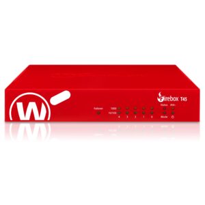 Trade Up to - WatchGuard Firebox T45 Network Security Appliance with 3 Year Total Security Suite License - Advanced Firewall, VPN, Intrusion Prevention (WGT45673)